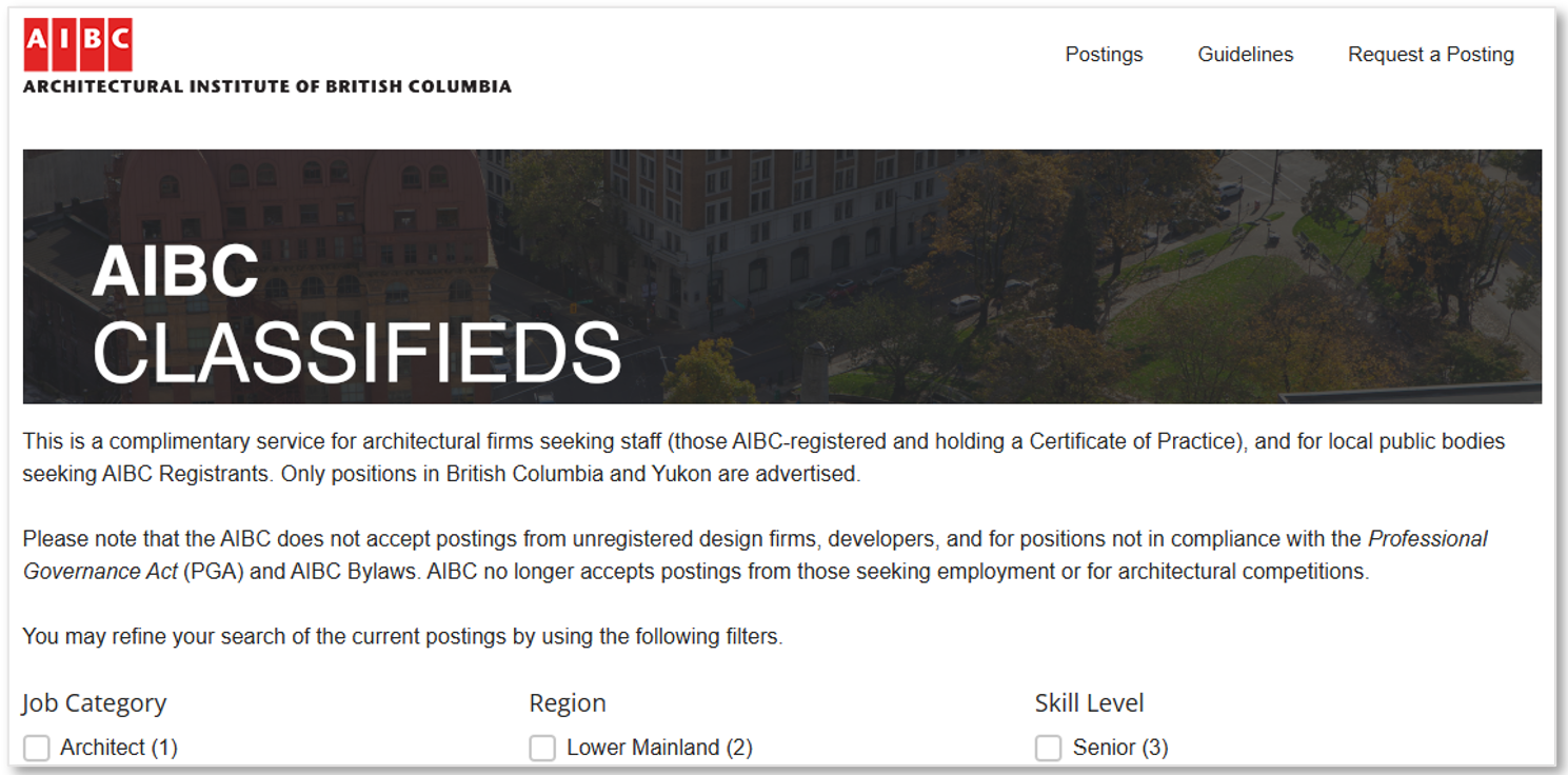 New AIBC Classifieds Website Now Live